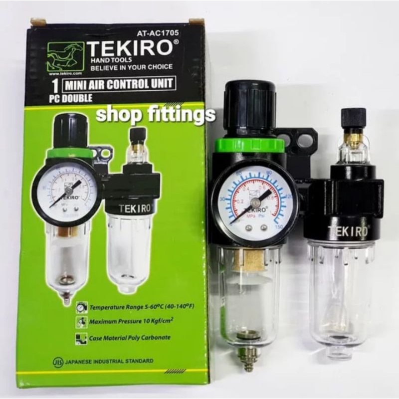 Jual Mini Air Control Unit Double/Saringan Udara 2 Tabung Mini Tekiro ...