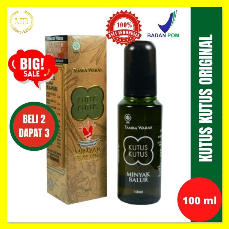 Jual Minyak Kutus Kutus Herbal Organic 100ml Kemasan Baru Shopee