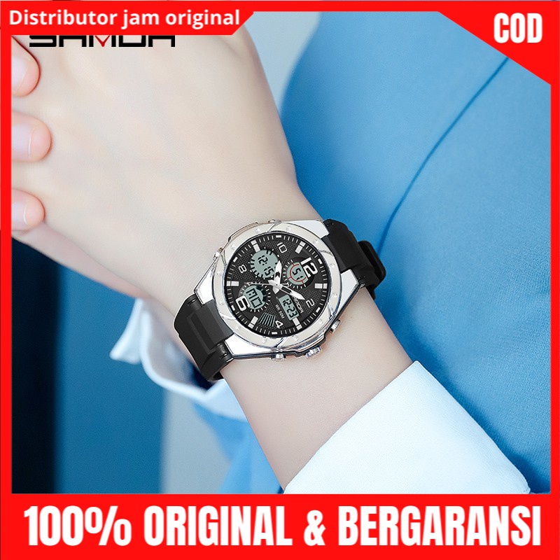 Jual Jam Tangan Wanita Original 100% Anti Air Tali Rubber Analog ...