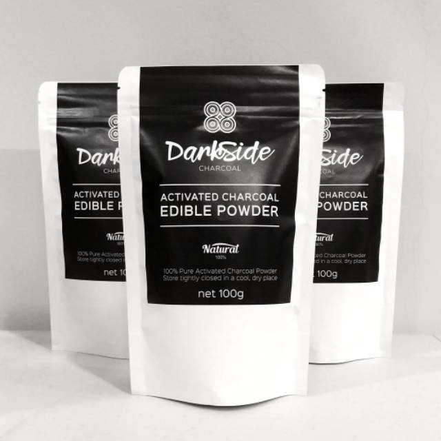 Jual Darkside Charcoal - Edible Powder 100 gr 10pcs | Shopee Indonesia