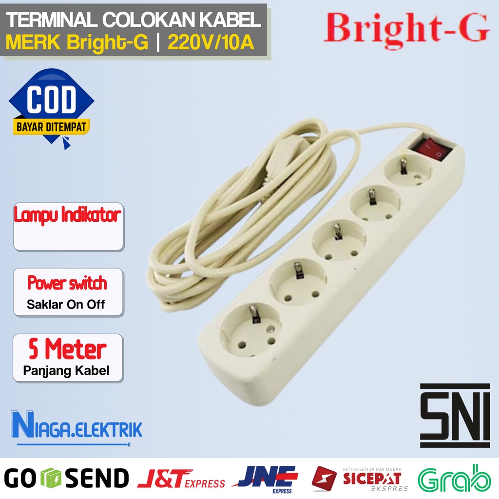 Jual Terminal colokan kabel stop kontak listrik sambungan steker 2 3 4 ...