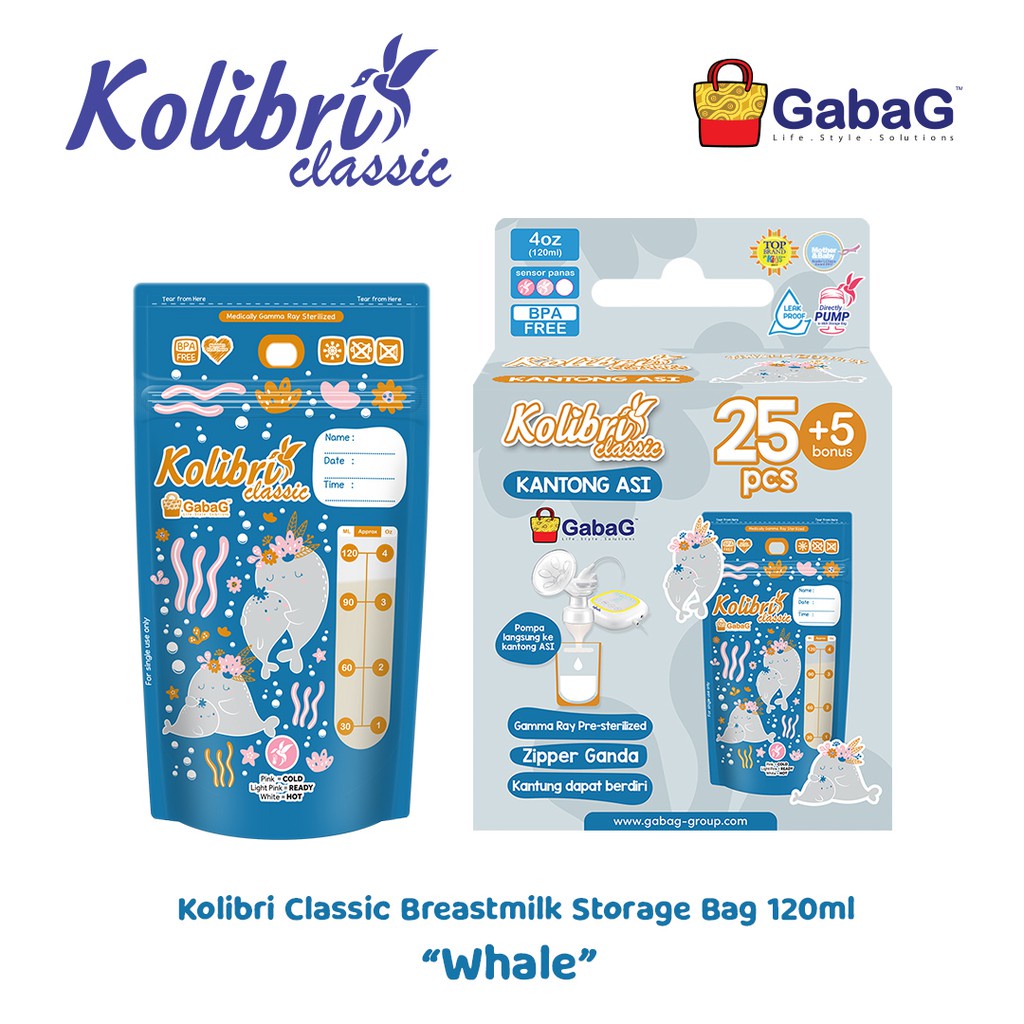 Jual KANTONG Asi Gabag120ML 30 LEMBAR TEMPAT ASI WADAH ASI ...