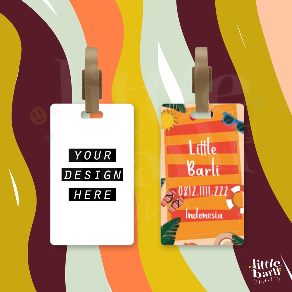Jual Luggage Tag / Luggage Tag Custom / Tag Koper / Penanda Tas ...
