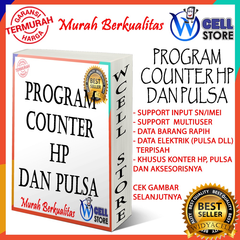 Jual [GRATIS ONGKIR] PROGRAM SOFTWARE COUNTER / KONTER HP DAN PULSA ...