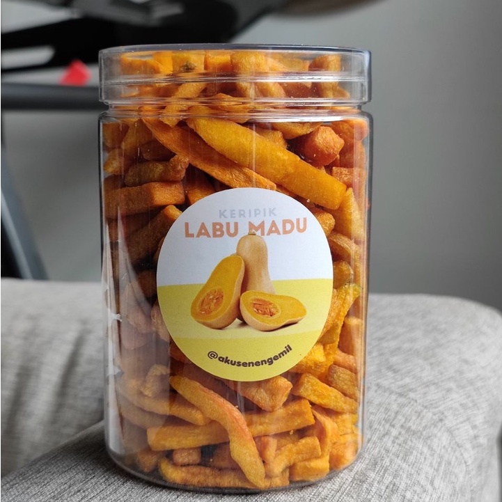Jual KERIPIK LABU MADU CRISPY PREMIUM 750ml | MAKANAN DIET SEHAT ...