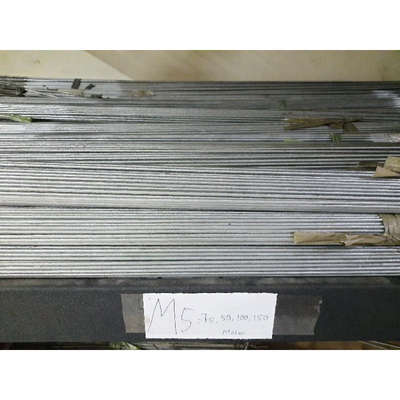 Jual Rod drat M5 x 75cm | Shopee Indonesia