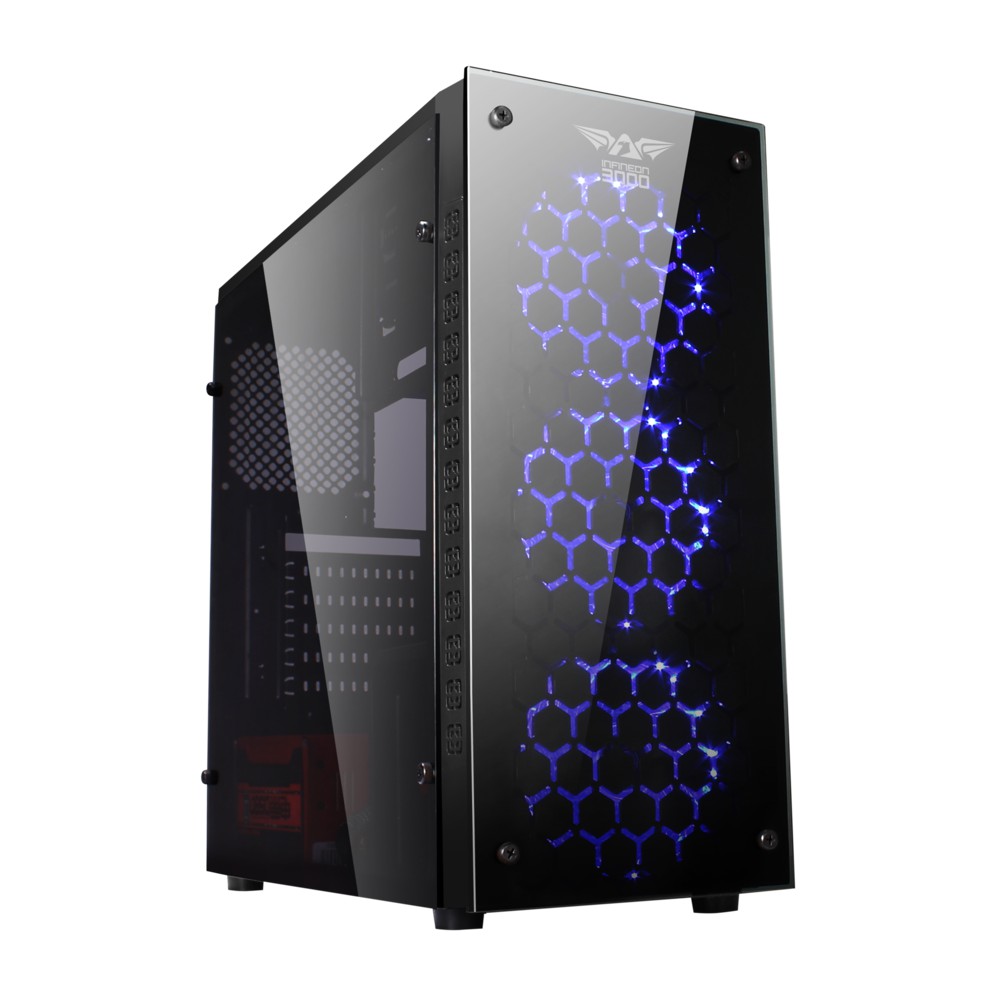 Jual Armaggeddon Gaming Case Infineon 3000-Tempered Glass Case | Shopee ...