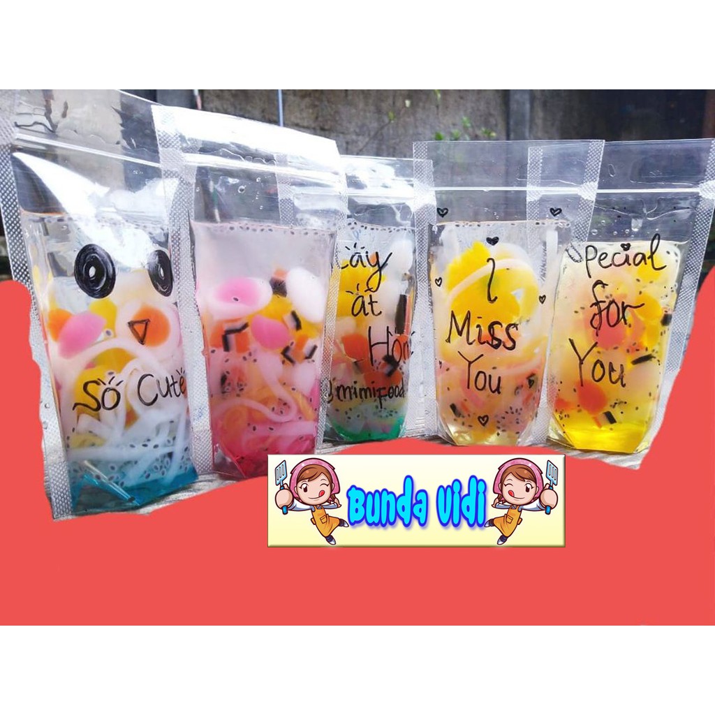 Jual PAKET TERMURAH PUDOT STANDING POUCH POLOS 10X17 PLASTIK KLIP ...
