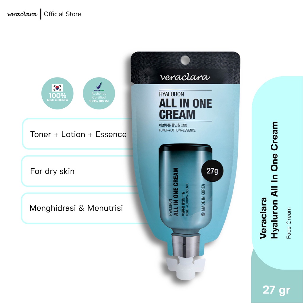 Jual Veraclara - Hyaluron All In One Cream 27gr [Official Store ...