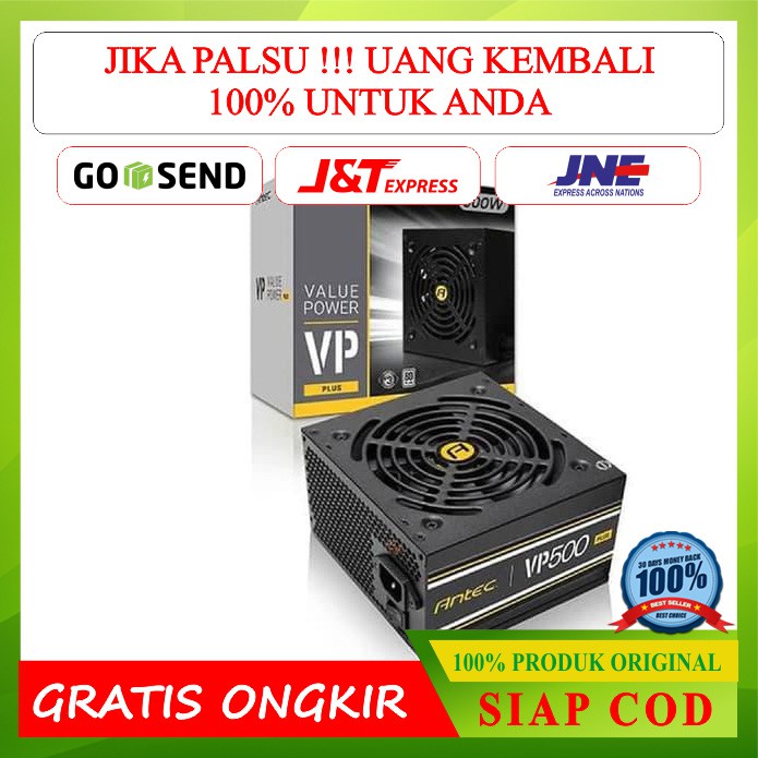 Jual Psu Komputer Gamming Gaming Antec Vp Series 500W - Vp500P V2 - 80 ...