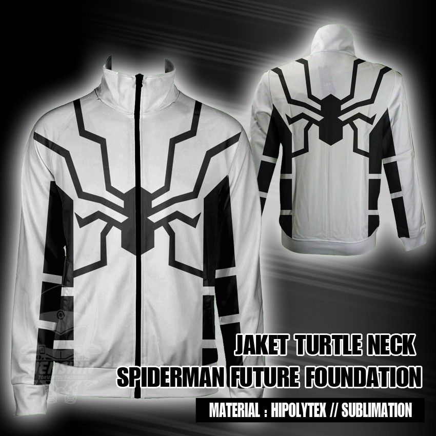 Jual Jaket Turtle Neck Spiderman Future Foundation | Shopee Indonesia