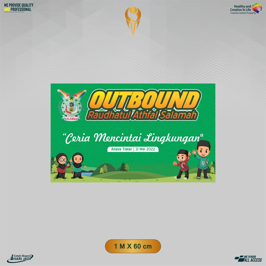 Jual SPANDUK BANNER OUTBOUND - SOLDIMPRO | Shopee Indonesia