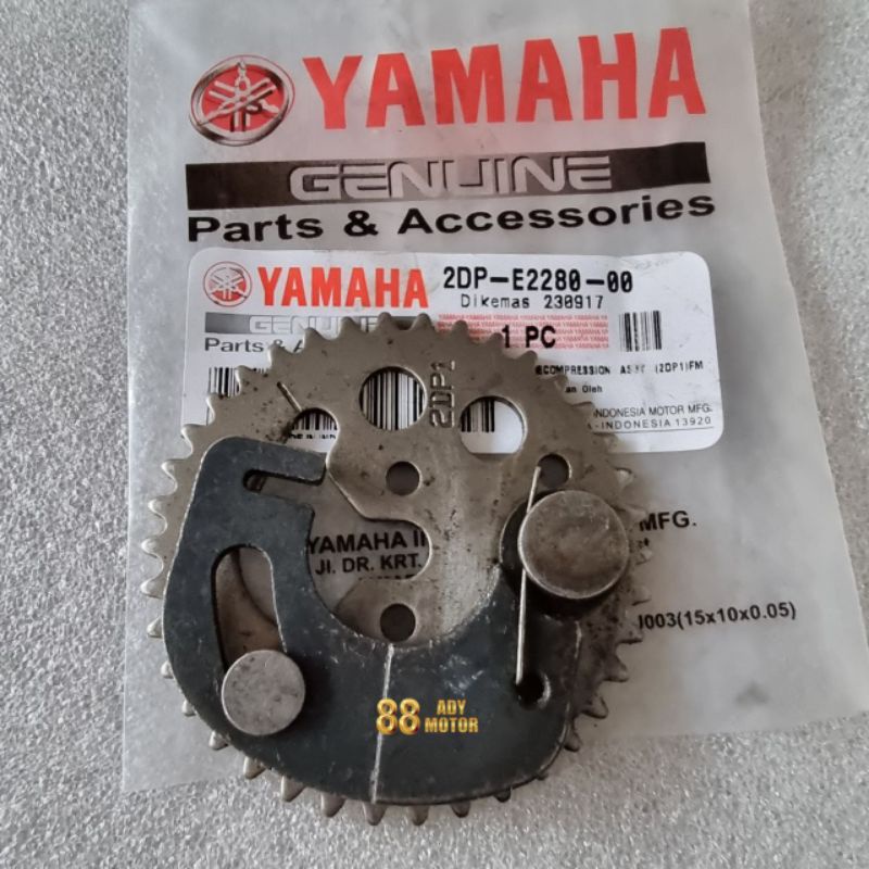 Jual Gear / Gigi Sentrik Dekompresi N Max, Aerox 155, Lexi Original Yamaha | Shopee Indonesia