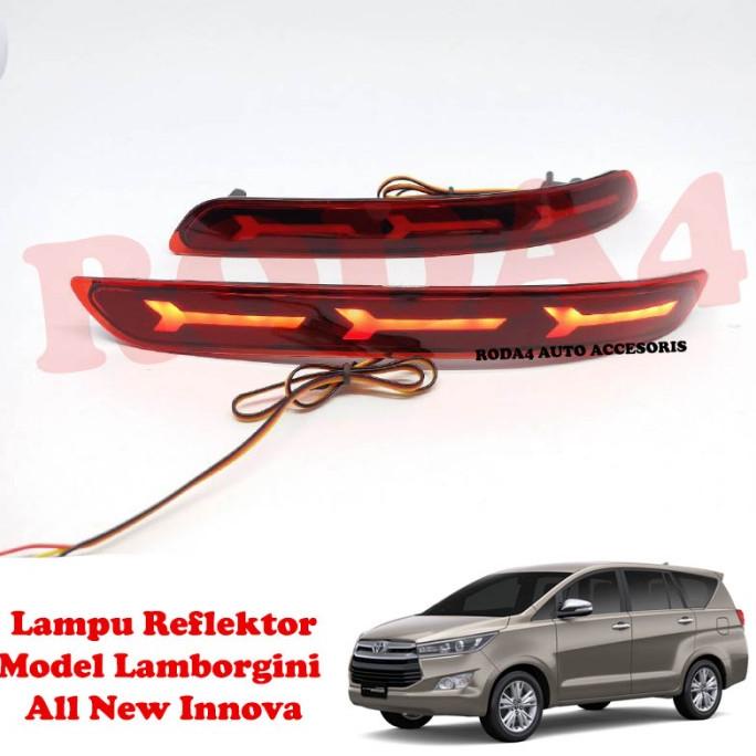 Jual Lampu Reflektor Bumper LED Mobil All New Innova model Lamborgini ...