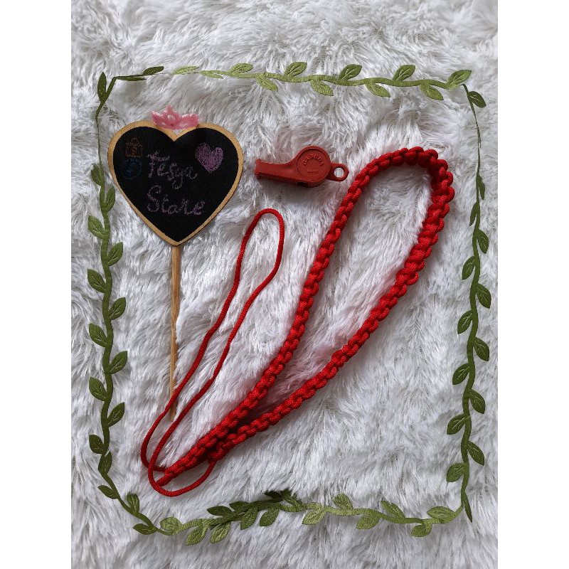 Jual Tali Peluit Pramuka / Tali Merah Pramuka / Tali Pramuka / Tali ...