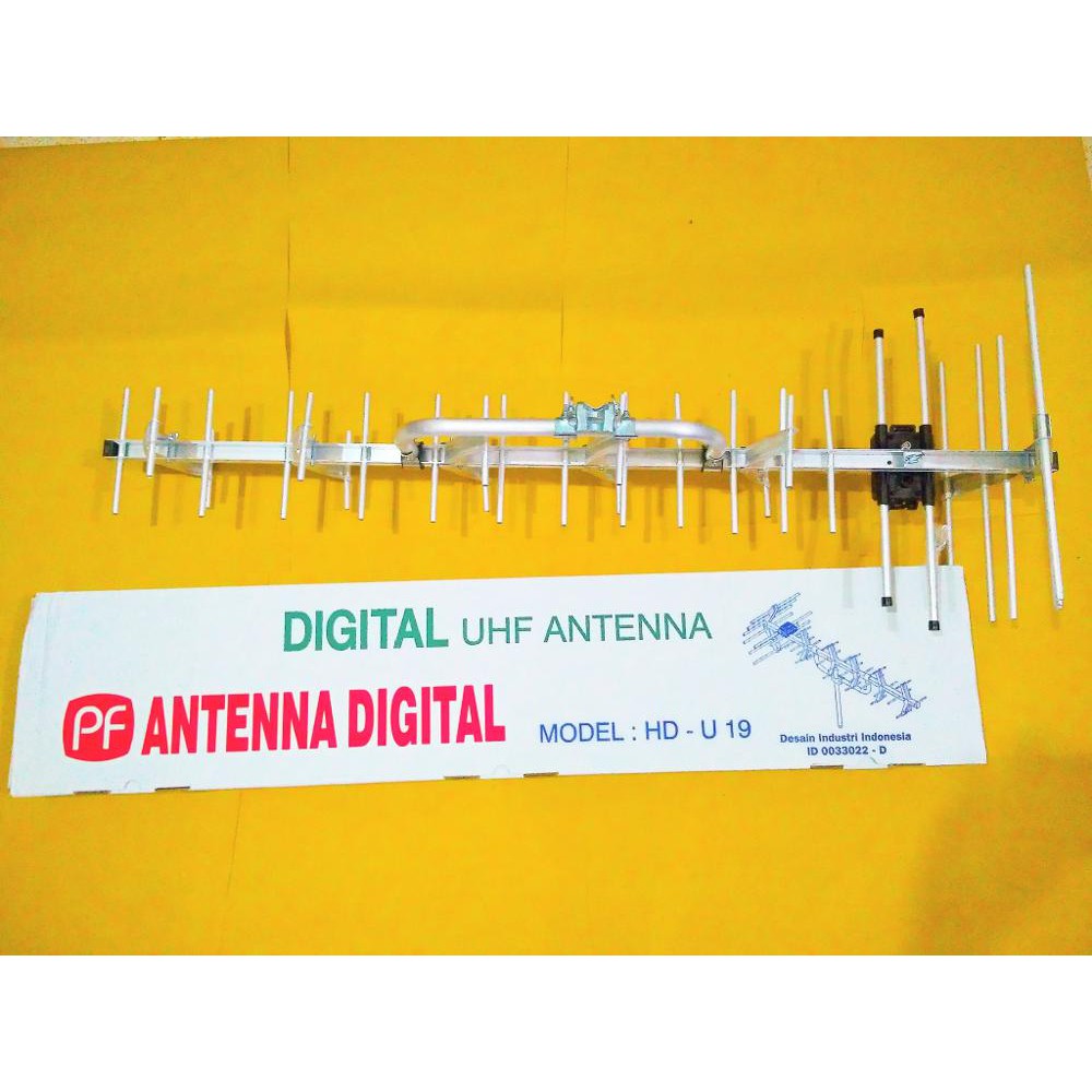 Jual TERBAIK 2KG Antena Antenna TV Digital luar outdoor UHF PF HD U 19 U19 | Shopee Indonesia
