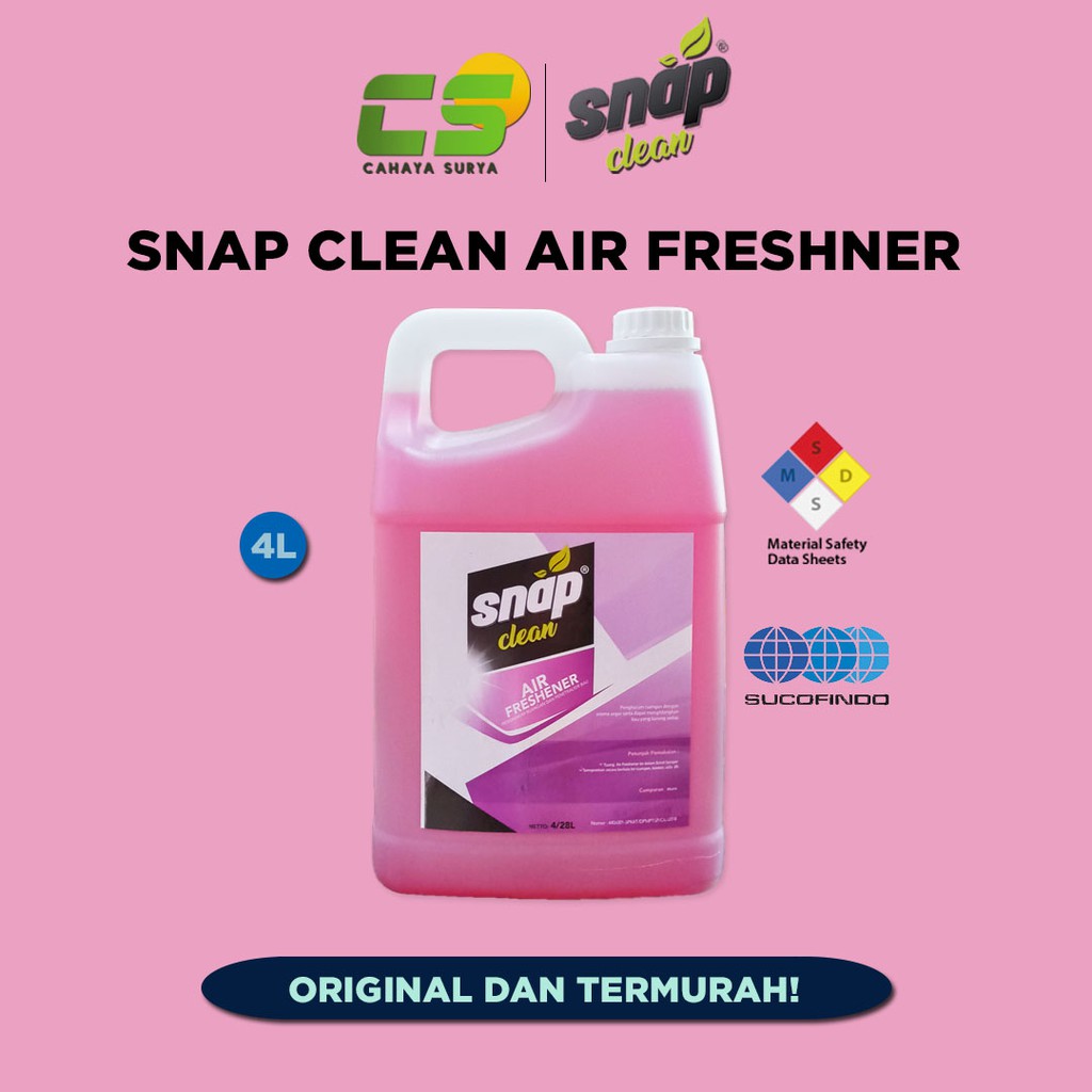 Jual SNAP CLEAN - AIR FRESHNER 4L/GALON (CAIRAN PENGHARUM RUANGAN ...