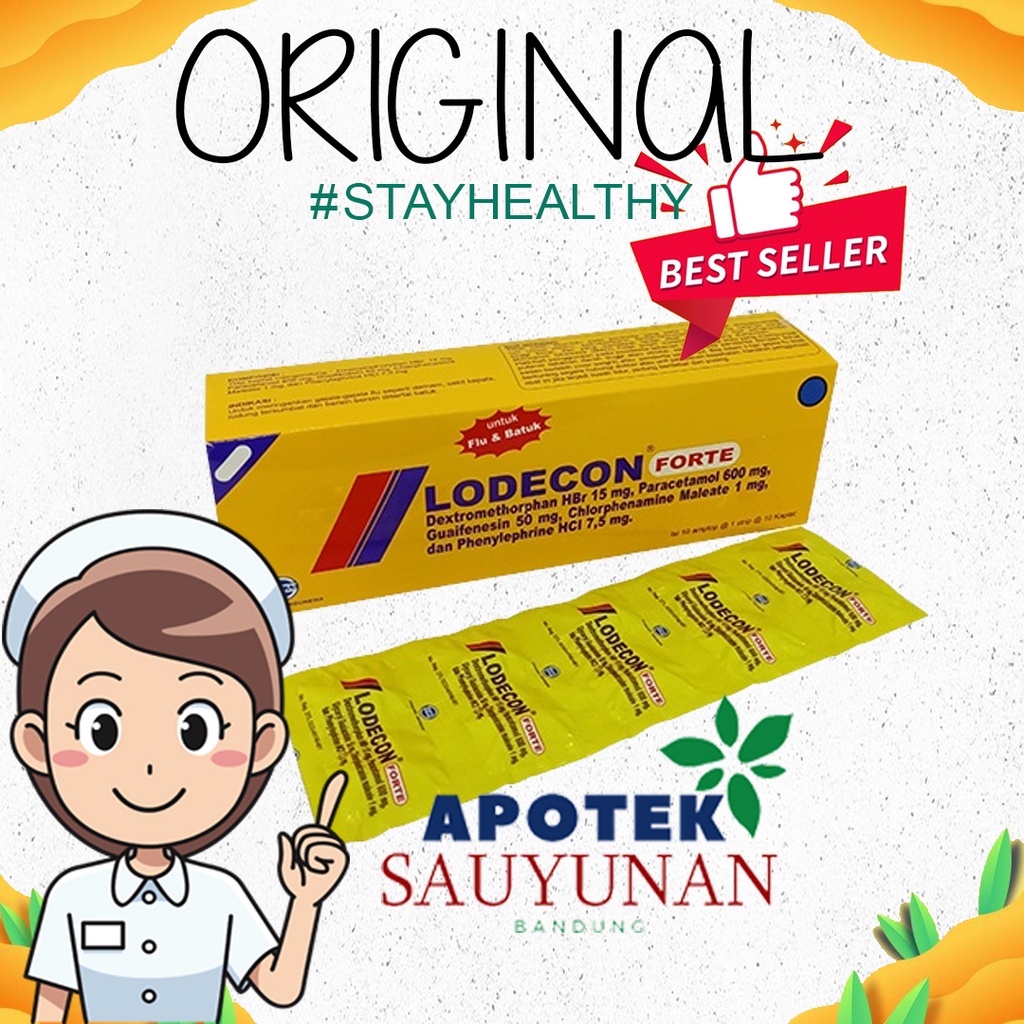 Jual Lodecon Forte Obat Batuk dan Flu STRIP | Shopee Indonesia