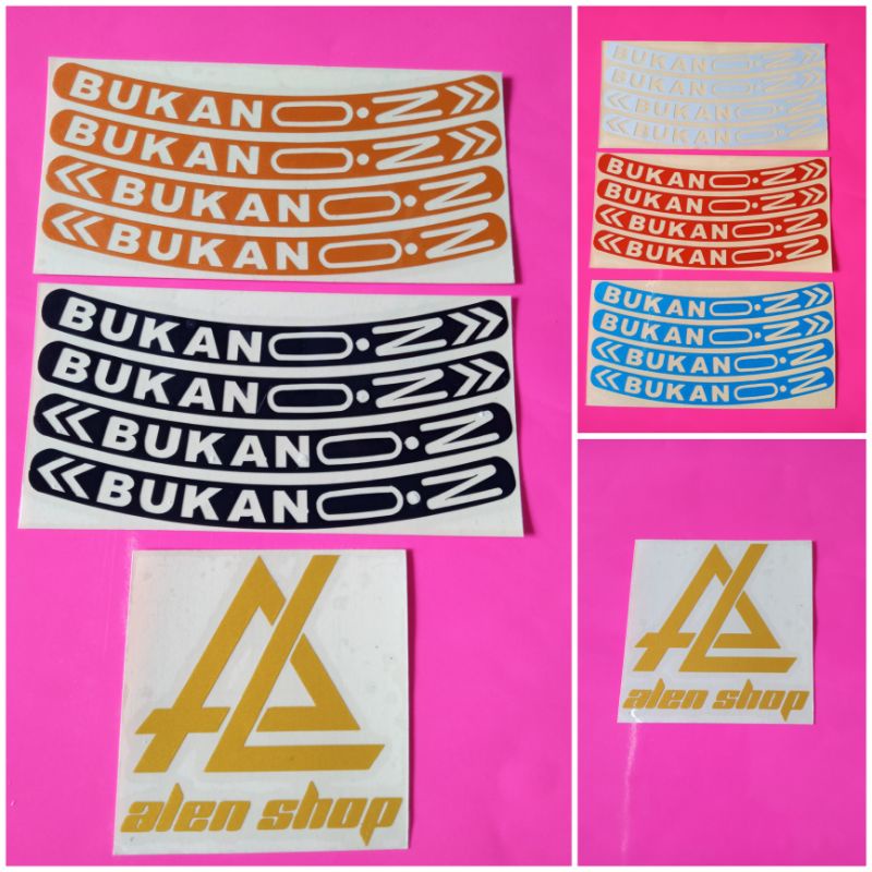 Jual STICKER CUTTING VELG BUKAN OZ | Shopee Indonesia