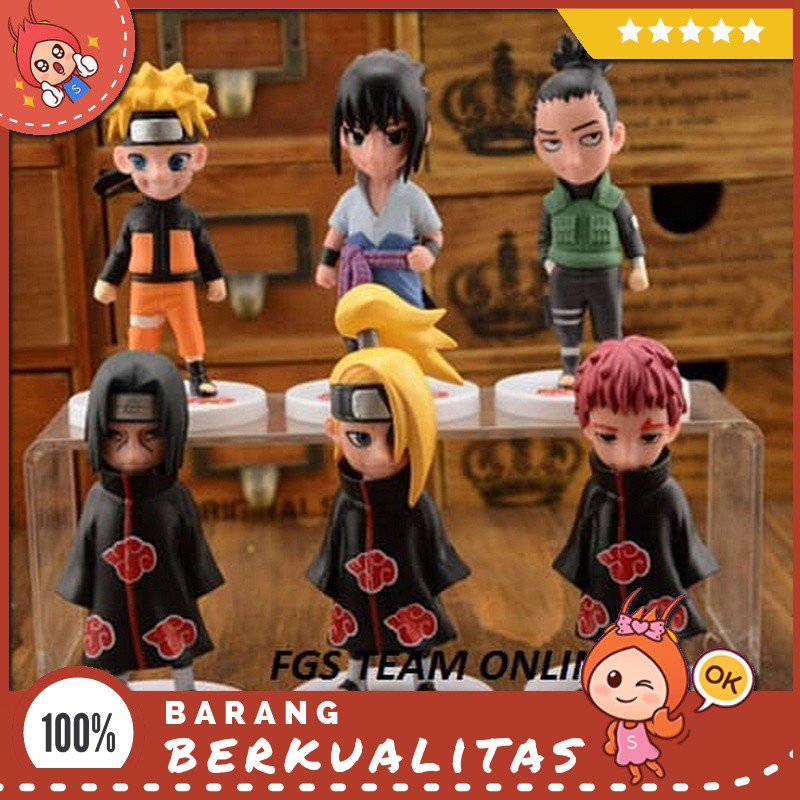 Jual Mainan Anak Kecil Figure Naruto And Friends Besar With Tatakan Isi ...