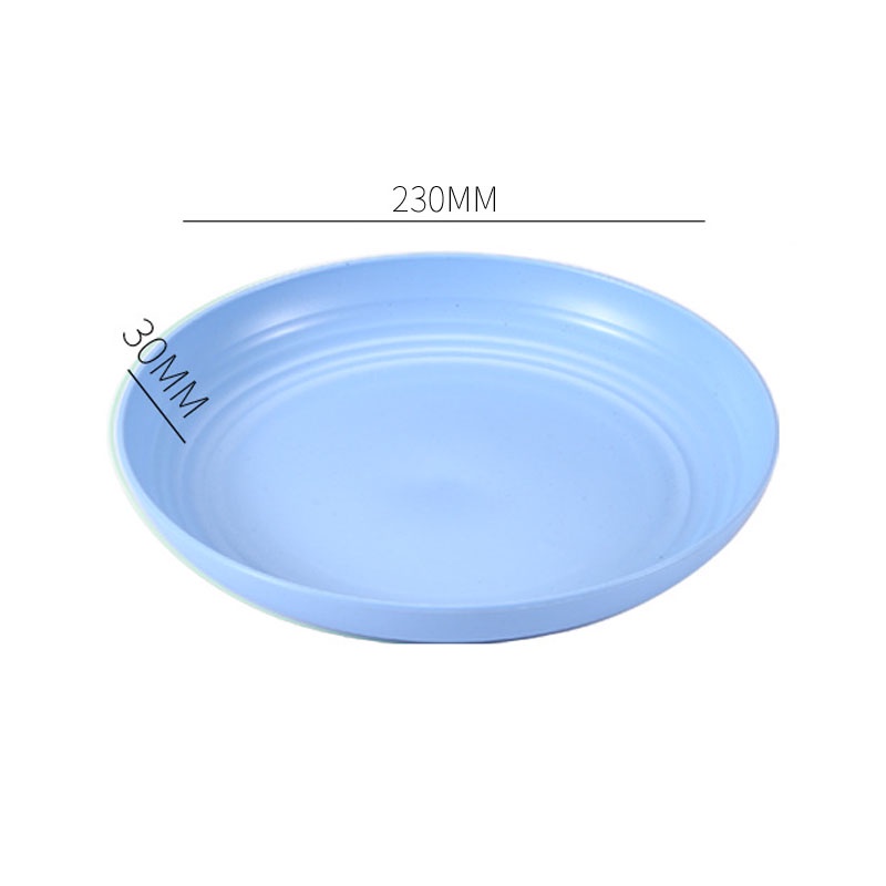 Jual U-Living 23CM Piring Plastik Piring Saji Piring Lucu Piring Bulat ...