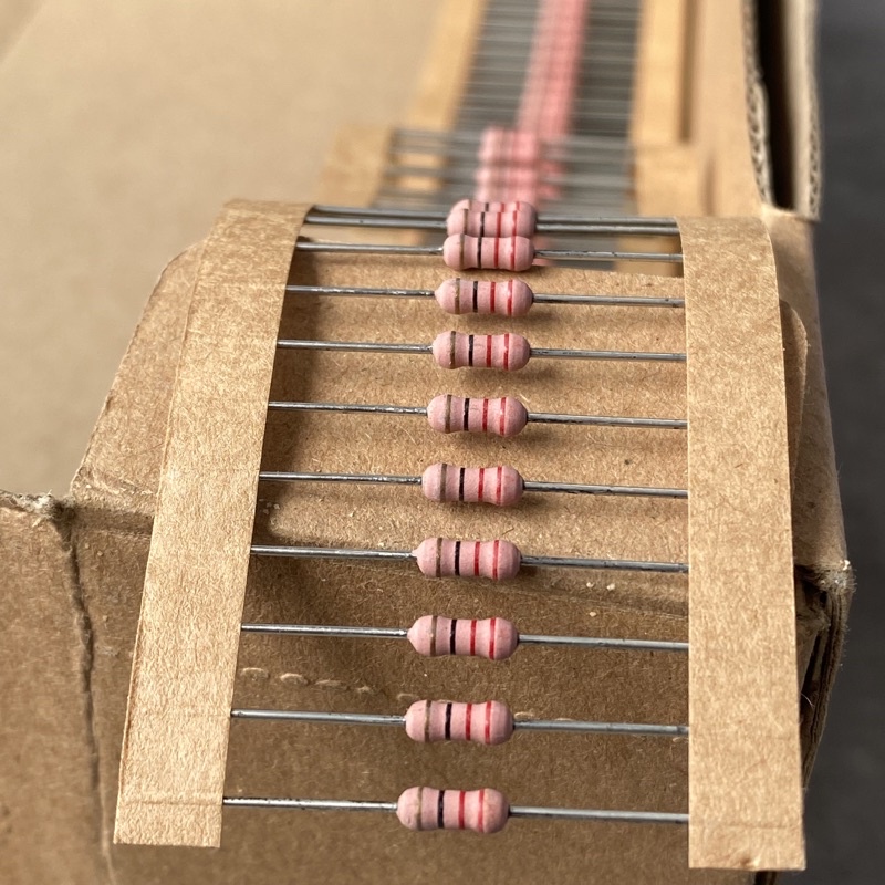 Jual resistor 22ohm 1/2watt merah original japan bodi kecil | Shopee ...