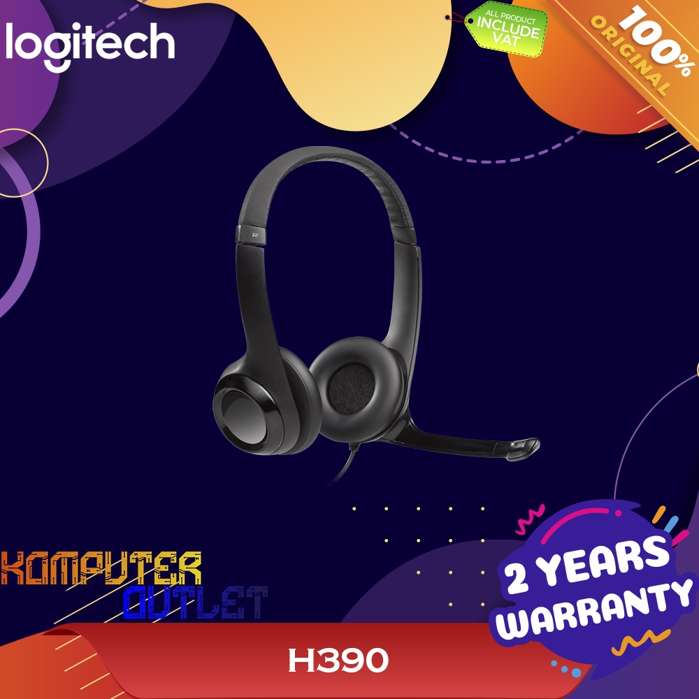 Jual Logitech H390 Usb Headset Shopee Indonesia 6010