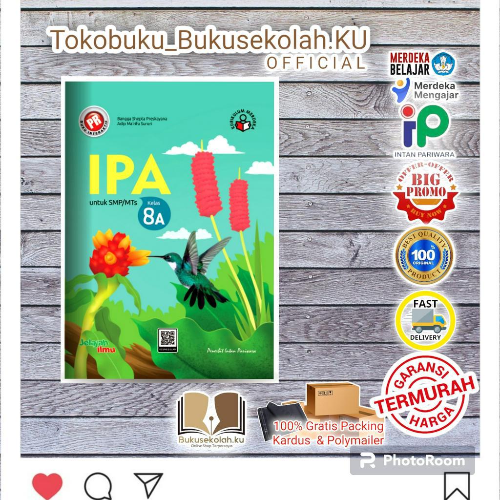 Jual diskon BUKU PR INTERAKTIF KURIKULUM MERDEKA IPA KELAS 8 semester 1, 2 SMP/MTs Terbaru 2024/ ...