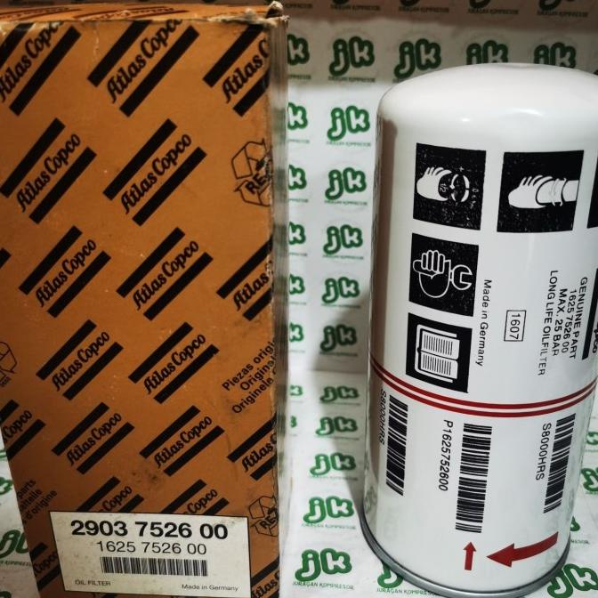 Jual Atlas Copco Long Life Oil Filter 2903752601 1625752600 | Shopee ...