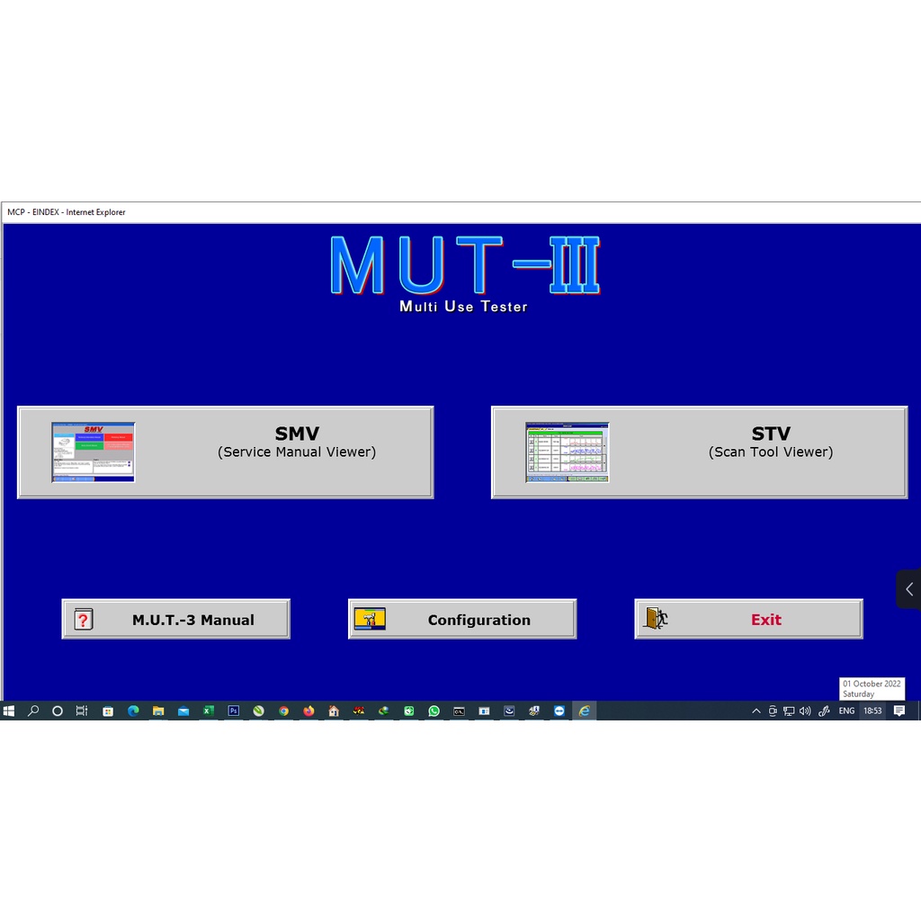 Jual Mitsubishi MUT-III Diagnostic Software 2021 For Mitsubishi ...