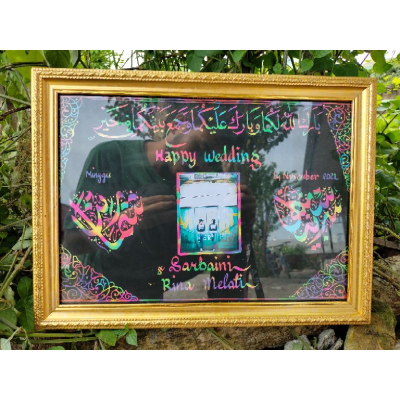 Jual BINGKAI HADIAH PERNIKAHAN KERTAS PELANGI | Shopee Indonesia
