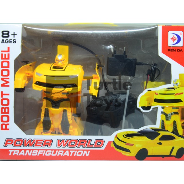 Jual MAINAN REMOTE CONTROL CAR ROBOT BUMBLEBEE | Shopee Indonesia