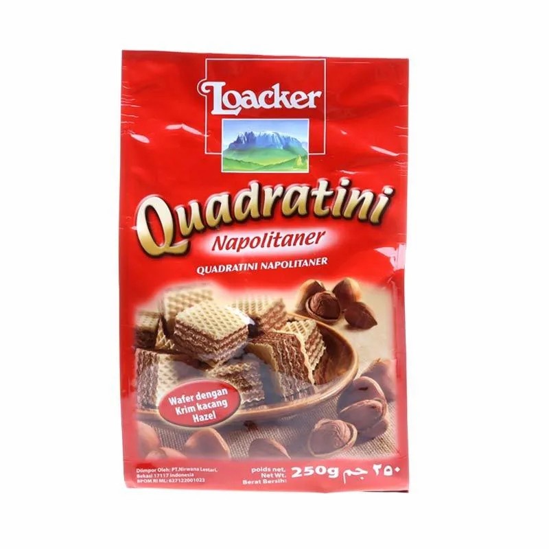 Jual Loacker Quadratini Napolitaner 250gr | Shopee Indonesia