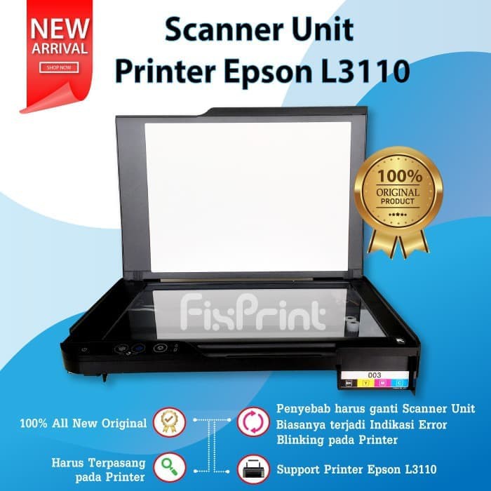 Jual Scanner Unit Epson L3110 Lampu Scan Assy Printer L3110 L 3110 ...