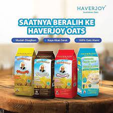 Jual HAVERJOY HAVERMOUT AUSTRALIAN OATS 500 GRAM MAKANAN SARAPAN SEHAT ...