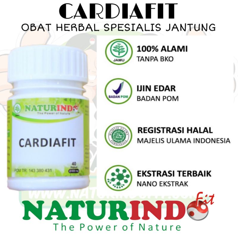 Jual CARDIAFIT Obat Herbal Sakit Jantung Obat Herbal Jantung Bengkak ...