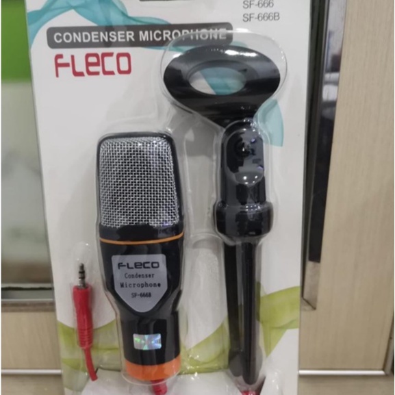 Jual Condenser Microphone SF-666 MIC Condenser MIC Kabel Bisa Untuk ...