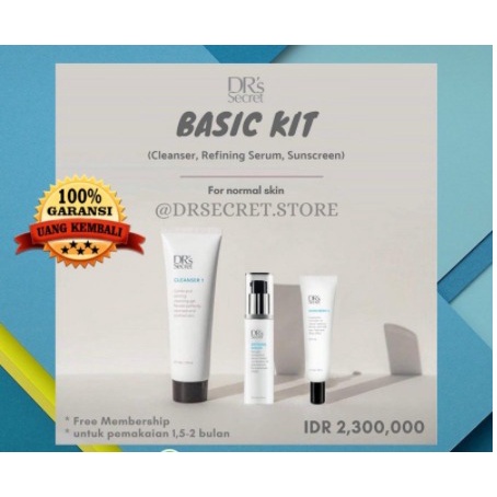 Jual [ PROMO ] - DR’s Secret Basic Set - Dr Secret Paket Basic - DRS ...