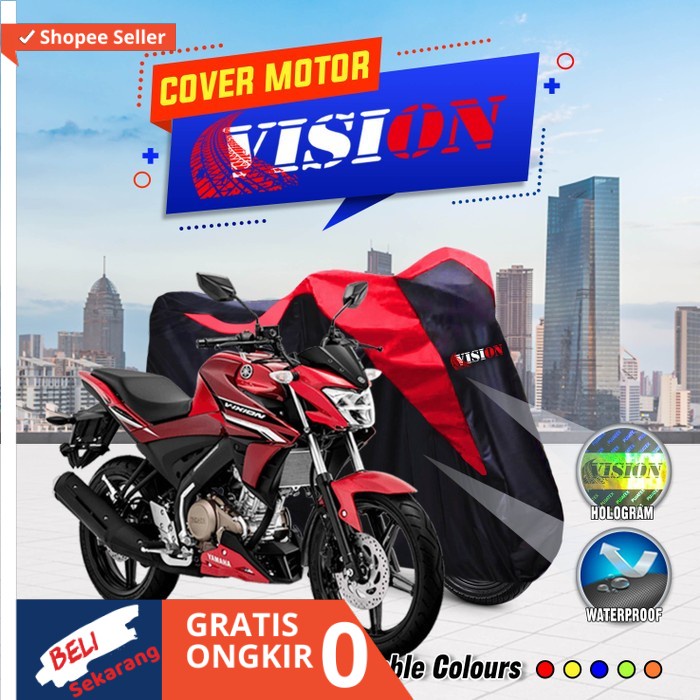 Jual Sarung Motor VIXION / Cover Penutup Motor Warna waterproof Merk ...