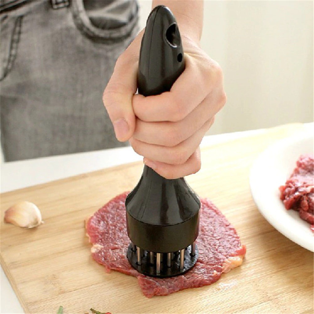 Jual Alat Penghalus Daging Steak Tenderizer Beef Needle Hammer - SKP245 ...