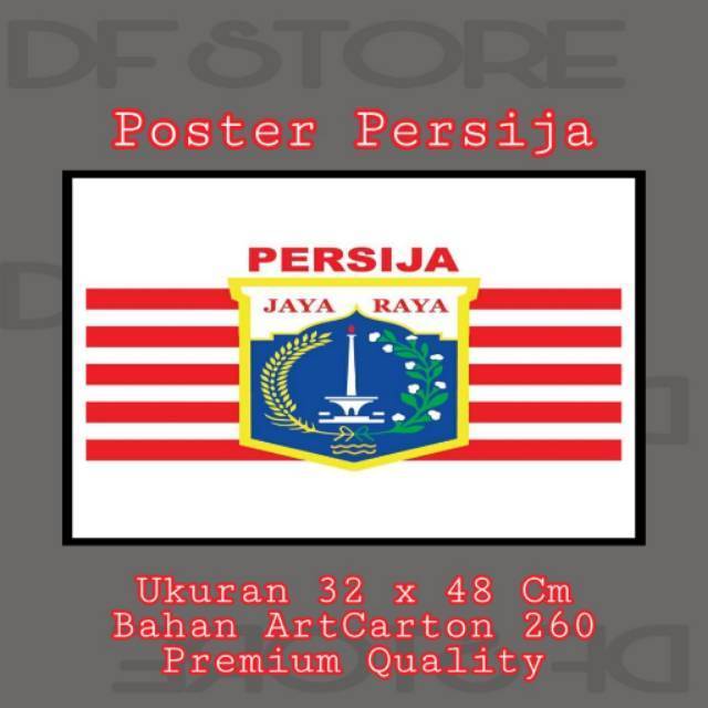 Jual Poster Persija jakarta Art Carton A3,bisa custom juga | Shopee ...