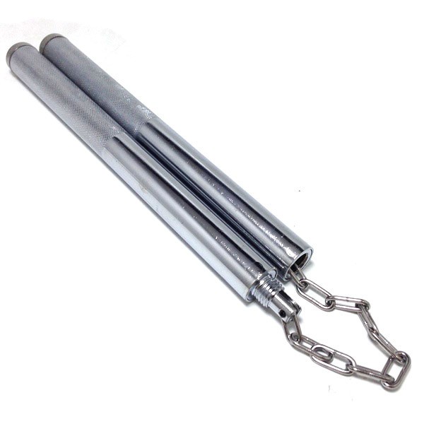 Jual Nunchaku Double Stik Besi - Silver | Shopee Indonesia