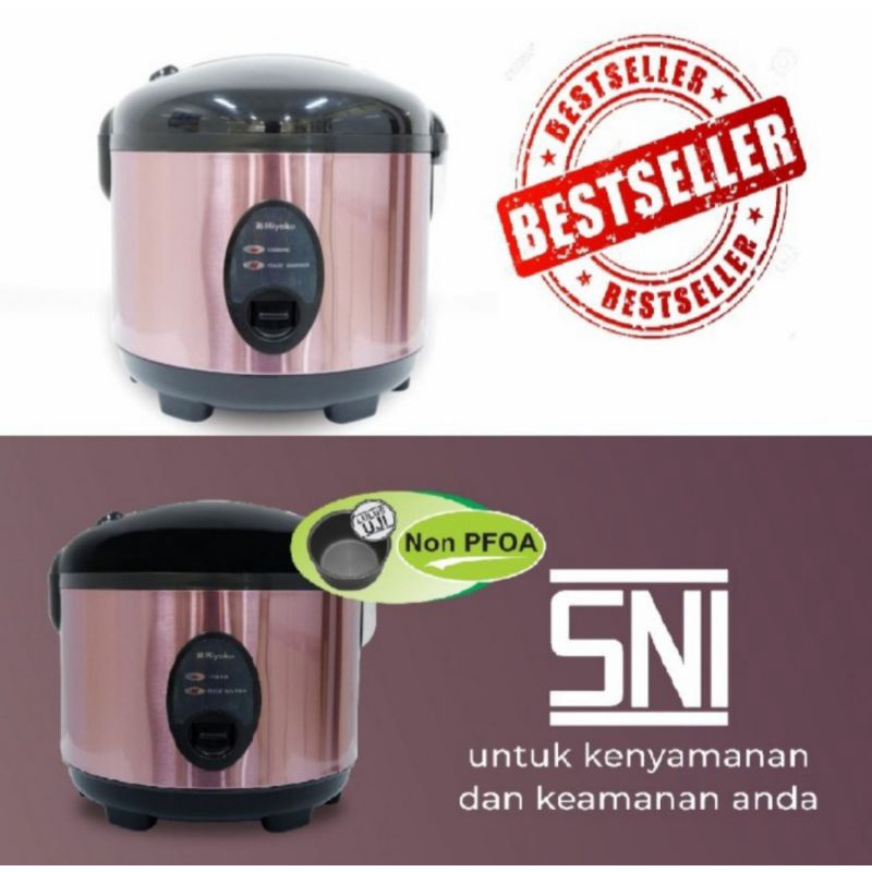 Jual MAGIC COM MIYAKO ANTI LENGKET 508SBC | Shopee Indonesia