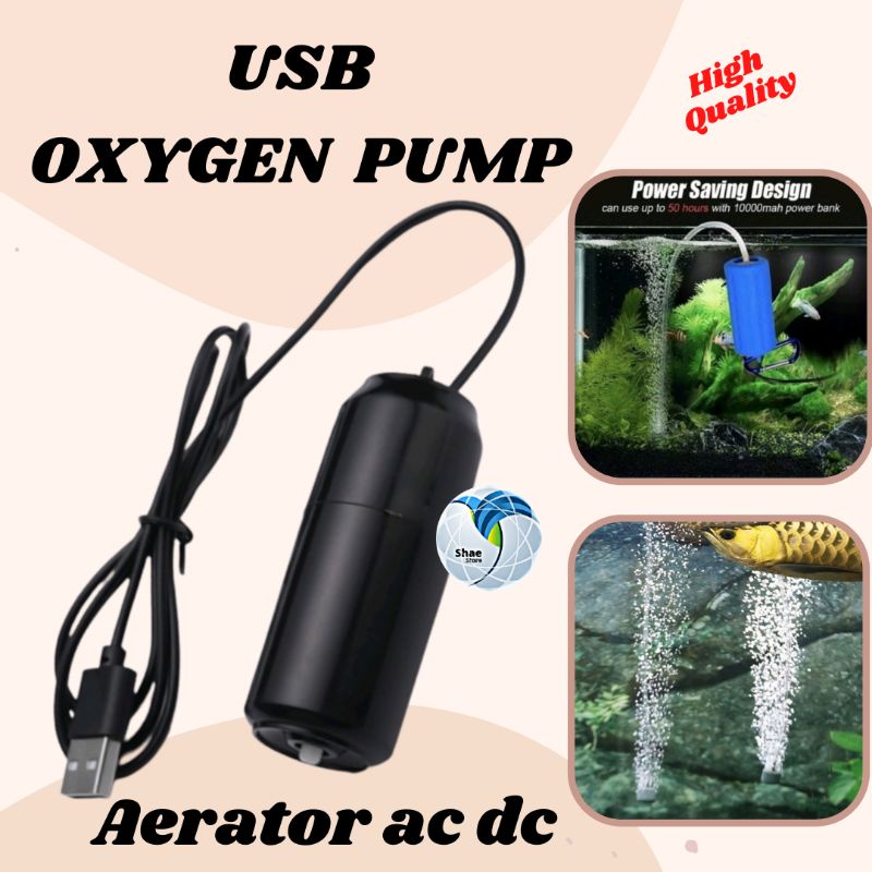 Jual AERATOR ACDC AC DC AERATOR OXYGEN PUMP POMPA MINI USB POMPA UDARA ...