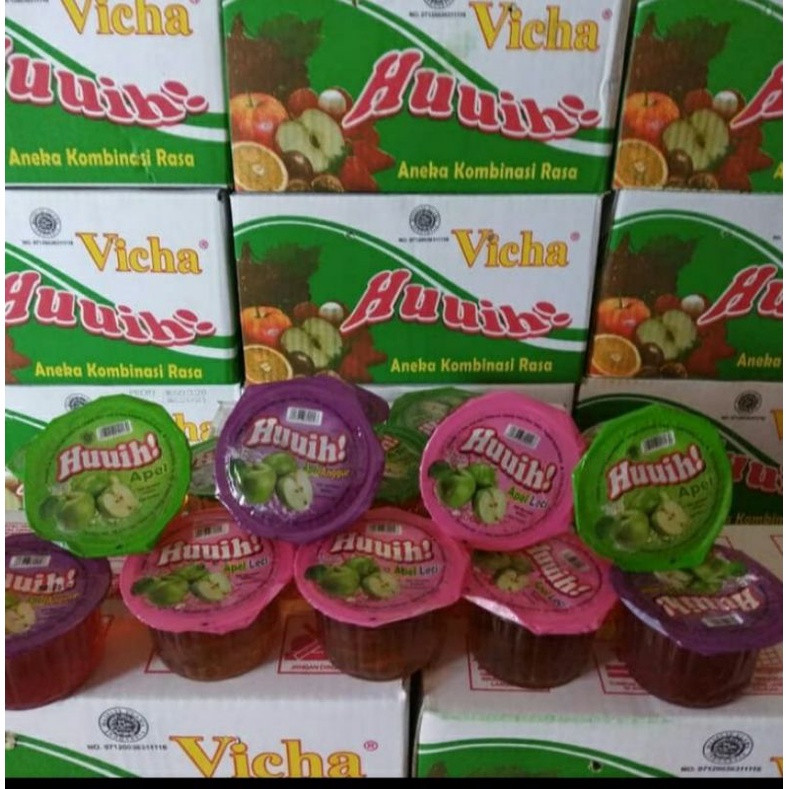 Jual sari apel huuih vicha paket 5 dus khusus sameday / instan day ...