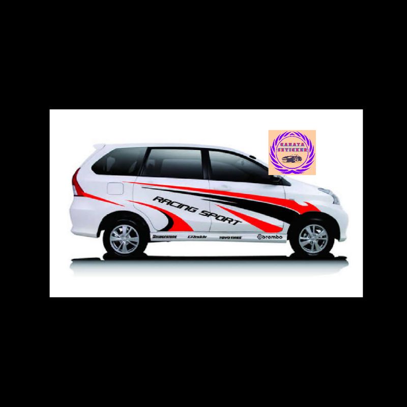Jual promo sticker mobil toyota Avanza sticker lis mobil toyota avanza ...