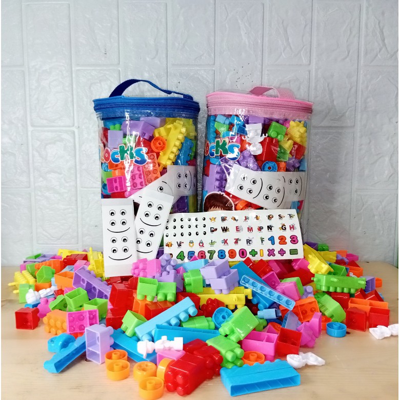 Jual Mainan Balok Susun Building Blocks - Puzzle Bongkar Pasang Balok ...