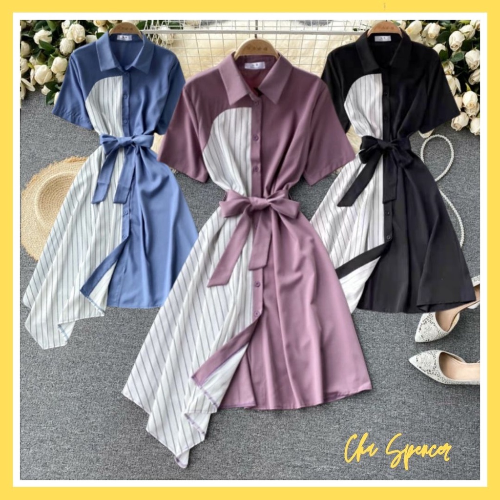 Jual Baju Dress Combi Saina Wanita Remaja Modern Pesta Natal Ulang Tahun Trendy Murah Trend ...