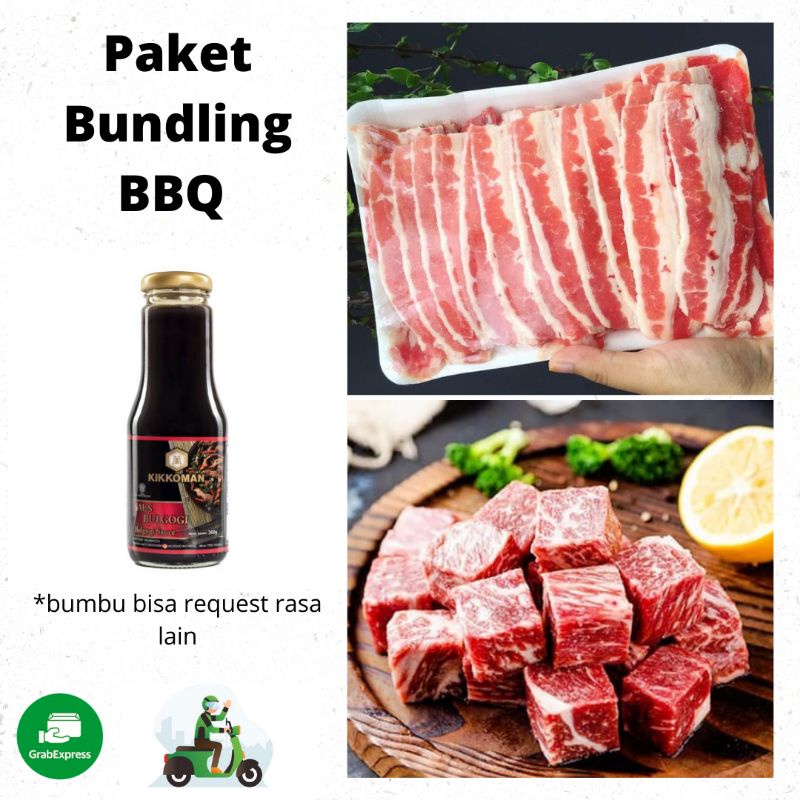 Jual Paket Bundling BBQ | Paket Hemat BBQ Shabu Shabu Grill | Beef ...