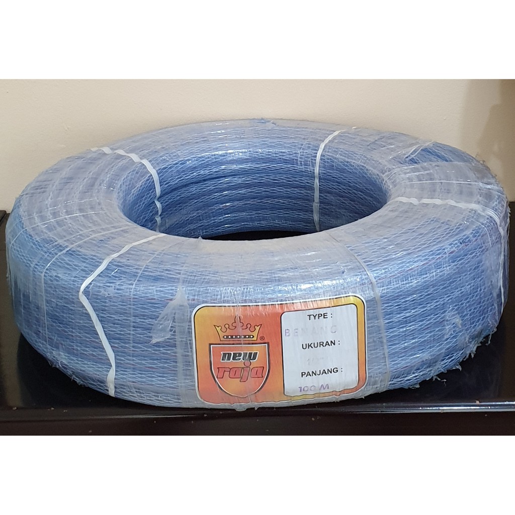 Jual Selang Air Benang 1 Inch New Raja (Harga 1 Roll = 50 Meter) | Shopee Indonesia